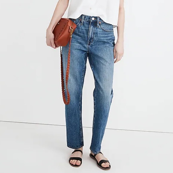 Madewell | Jeans | Classic Highrise Straight Leg Womens Jeans In Blue ...